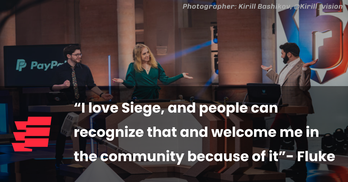 “I love Siege, and people can recognize that and welcome me in the ...