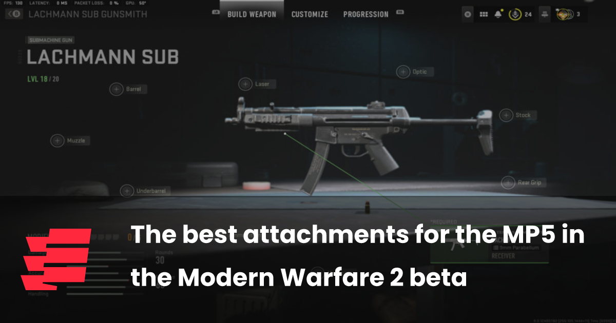 The best attachments for the MP5 in the Modern Warfare 2 beta | esports.gg