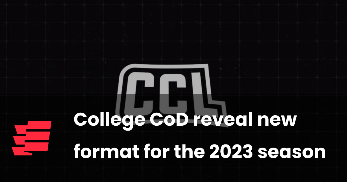 College CoD reveal new format for the 2023 season | esports.gg