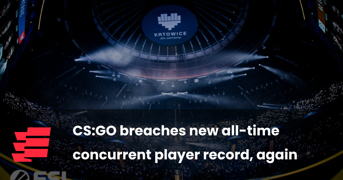 CS:GO breaches new all-time concurrent player record, again | esports.gg