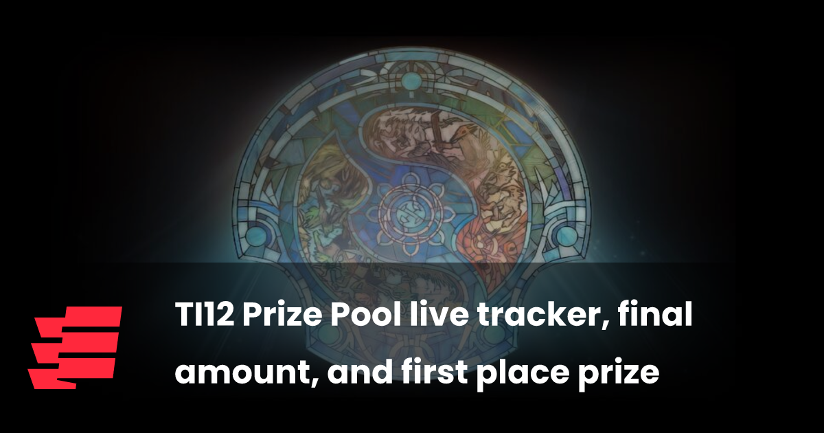 TI12 Prize Pool live tracker, final amount, and first place prize | esports.gg