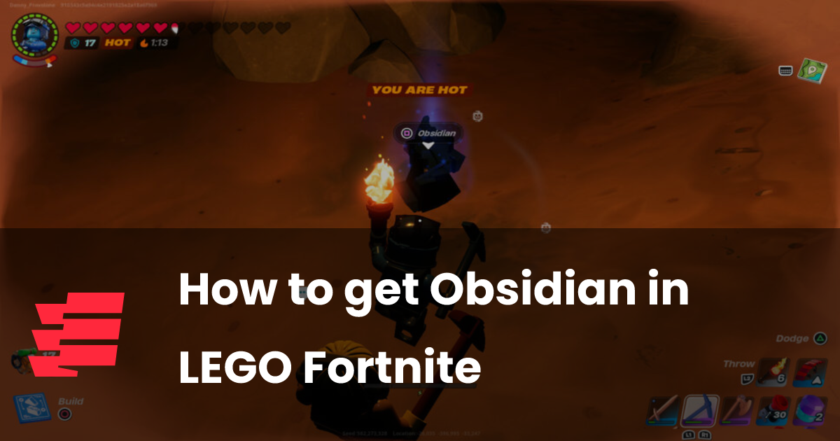 How to get Obsidian in LEGO Fortnite | esports.gg