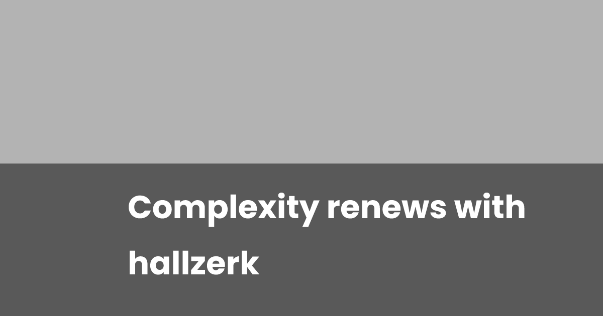 Complexity renews with hallzerk | esports.gg