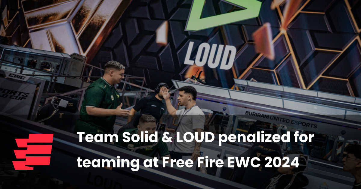 Team Solid & LOUD penalized for teaming at Free Fire EWC 2024 | esports.gg