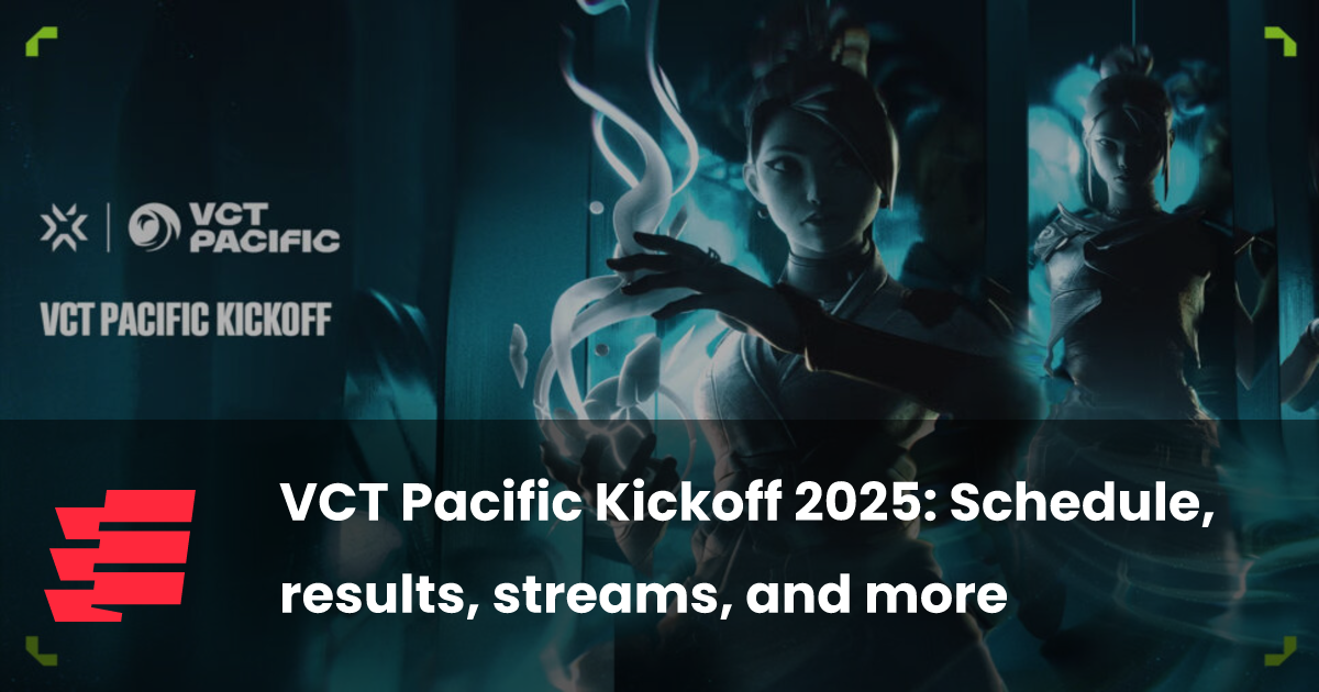 VCT Pacific Kickoff 2025: Schedule, results, streams, and more | esports.gg